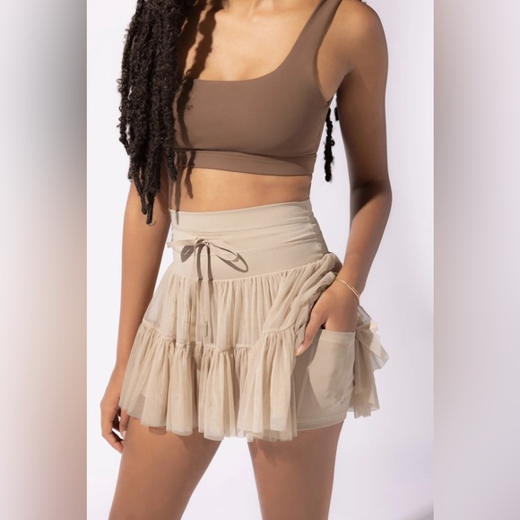 POPFLEX | Shorts | Popflex Cafe Au Lait Pirouette Mesh Taylor Swift ...